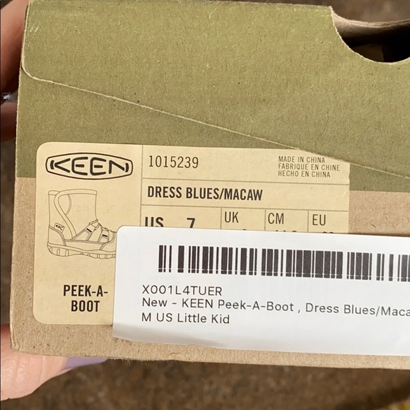 Keen | Shoes | Keen Peek A Boot Dress Blues Macaw Toddle Boot | Poshmark